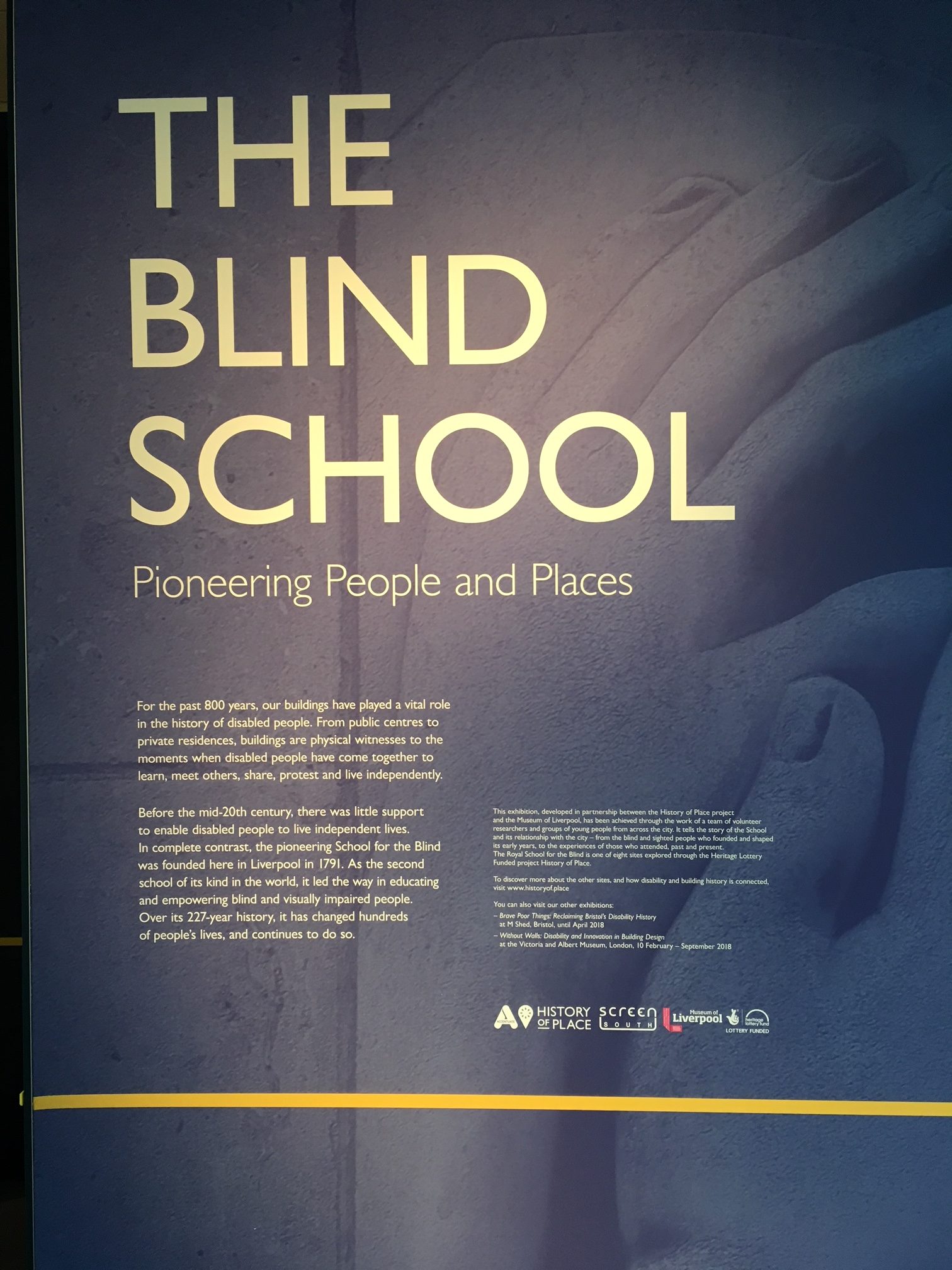 Visually impaired people – History of Place